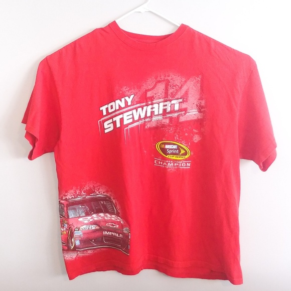 Nascar | Shirts | Tony Stewart Nascar Shirt 3xl Race Car Tee Red Ra ...